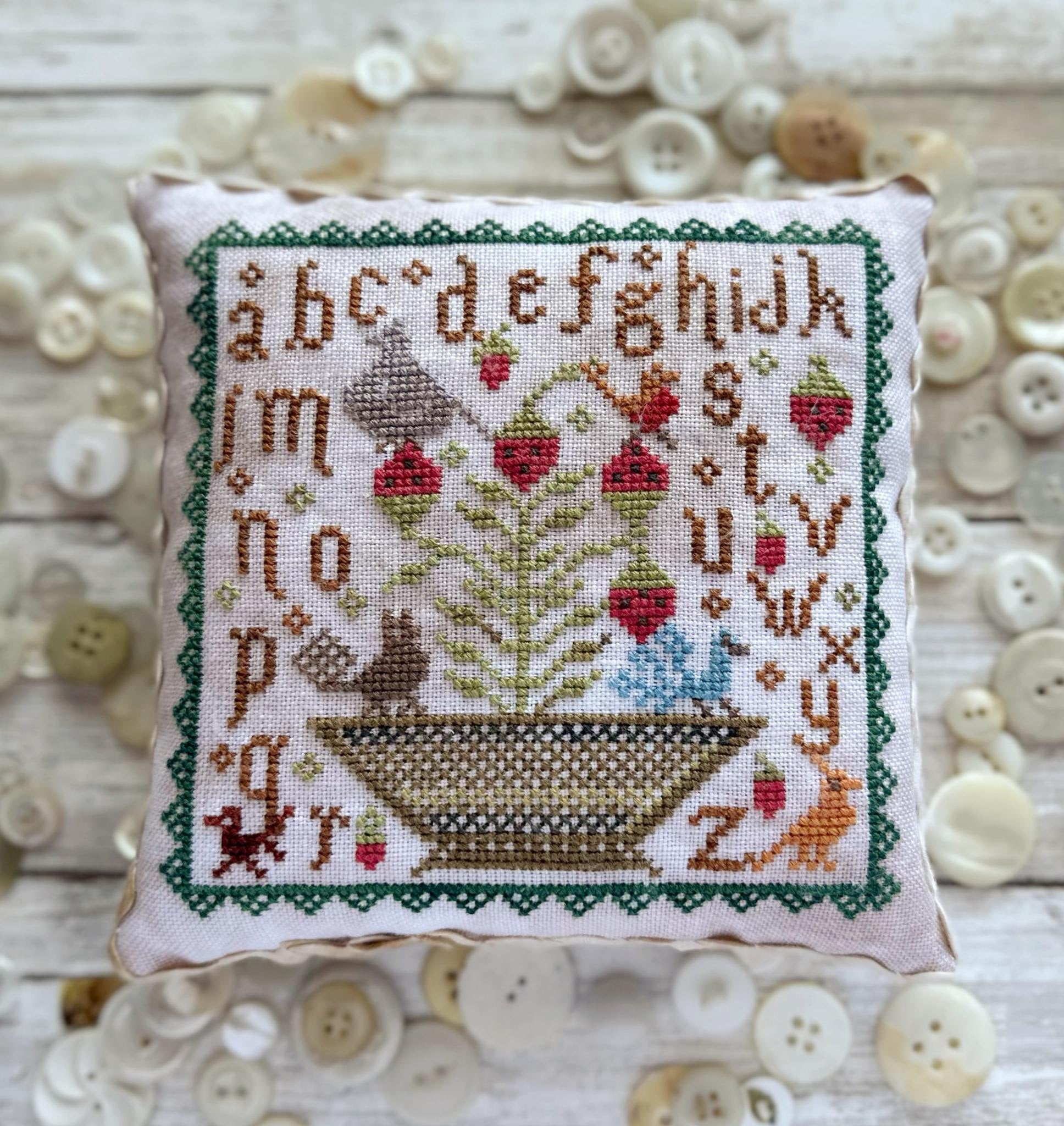 Flock Together Sampler | Lucy Beam – TopKnot Stitcher Shop