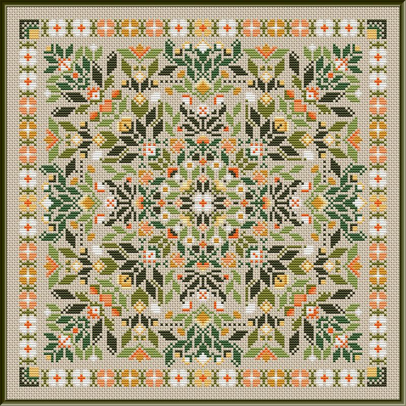 Orange Blossom | Carolyn Manning Designs – TopKnot Stitcher Shop