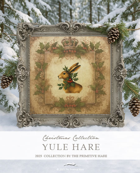 Yule Hare | The Primitive Hare – TopKnot Stitcher Shop