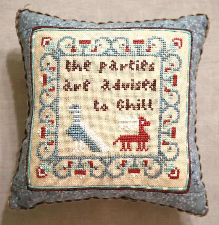 Advised to Chill | Bendy Stitchy Designs – TopKnot Stitcher Shop
