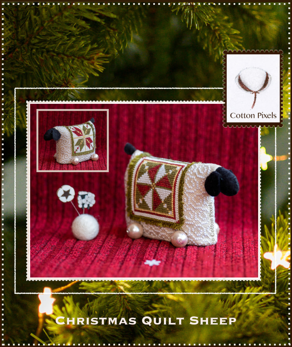 Pre-Order: Christmas Quilt Sheep | Cotton Pixels - Nashville Market (s ...