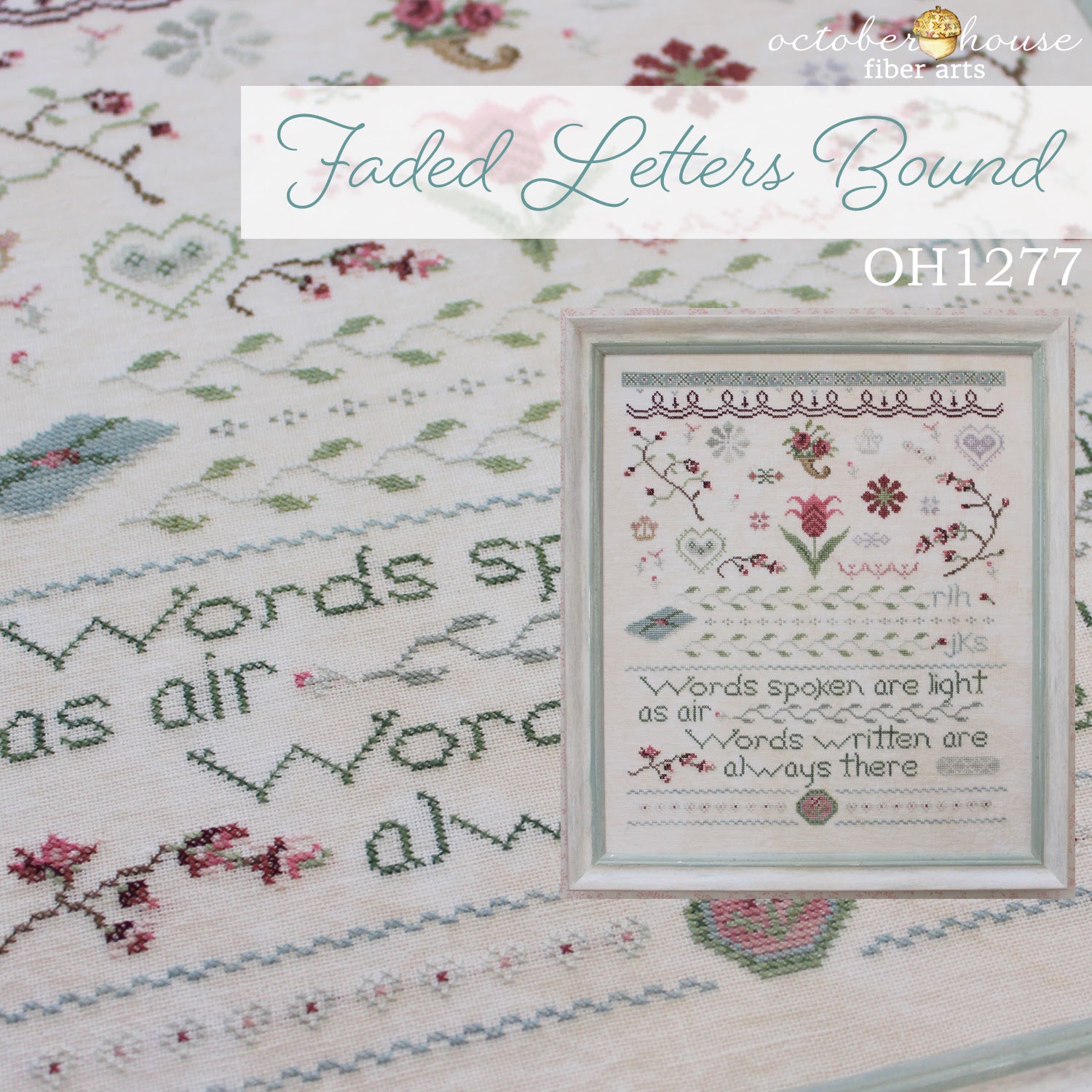 Faded Letters Bound | October House – TopKnot Stitcher Shop