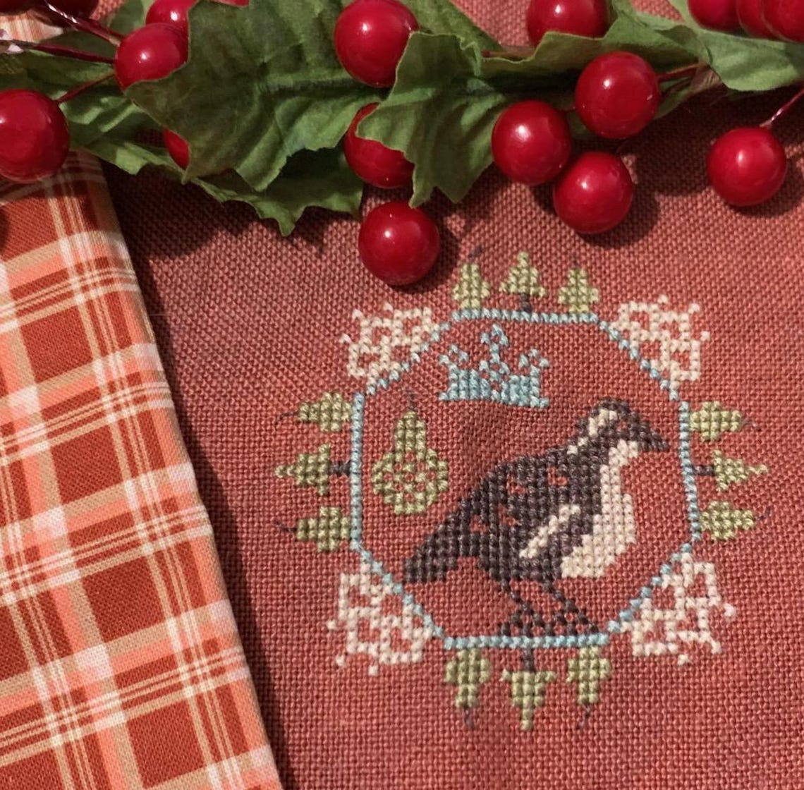 Quirky Quaker Partridge | Darling & Whimsy Designs – TopKnot Stitcher Shop