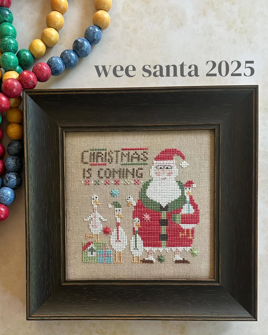 Wee Santa 2025 | Heart in Hand – TopKnot Stitcher Shop