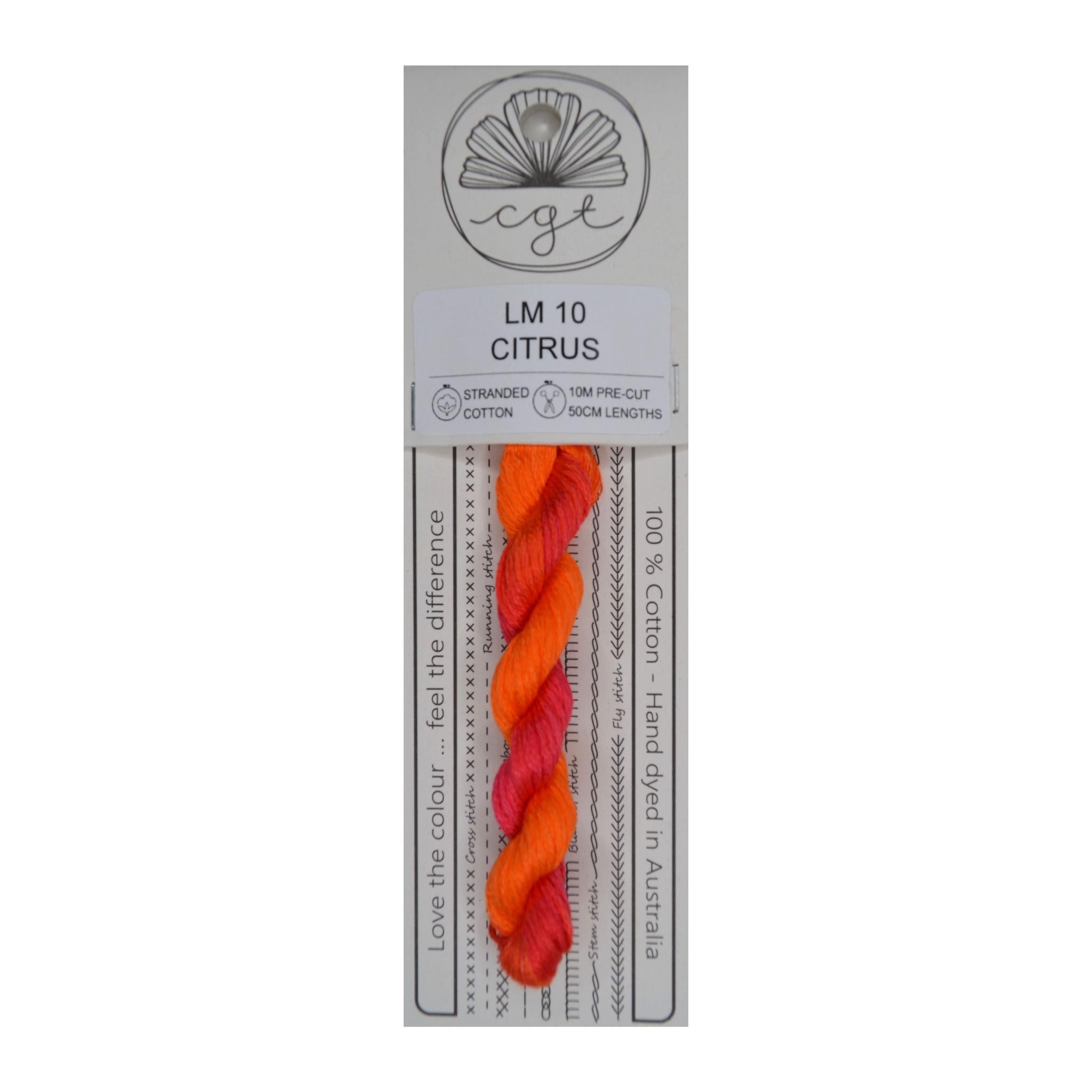 Citrus | Cottage Garden Threads – TopKnot Stitcher Shop