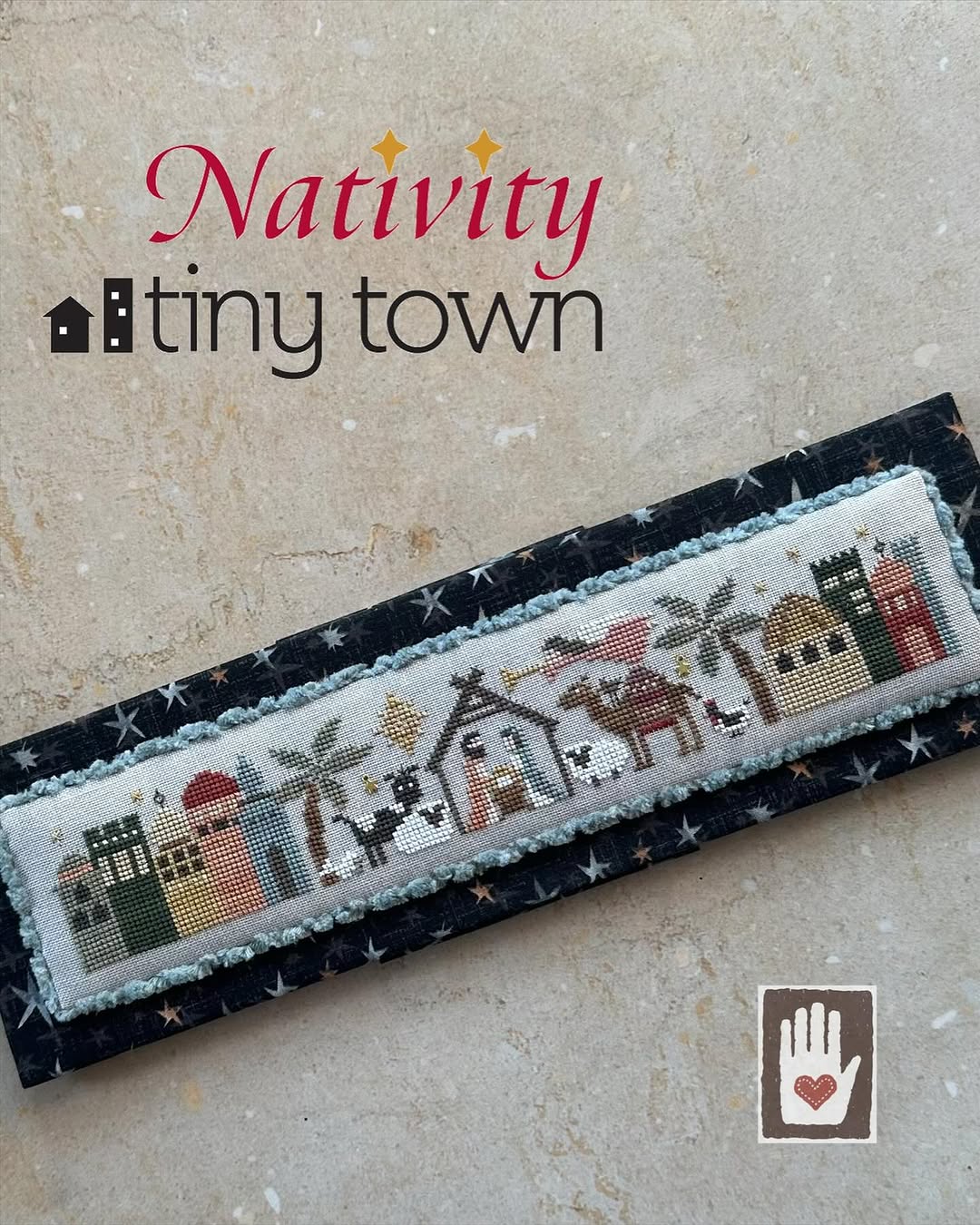 Nativity Tiny Town | Heart in Hand – TopKnot Stitcher Shop