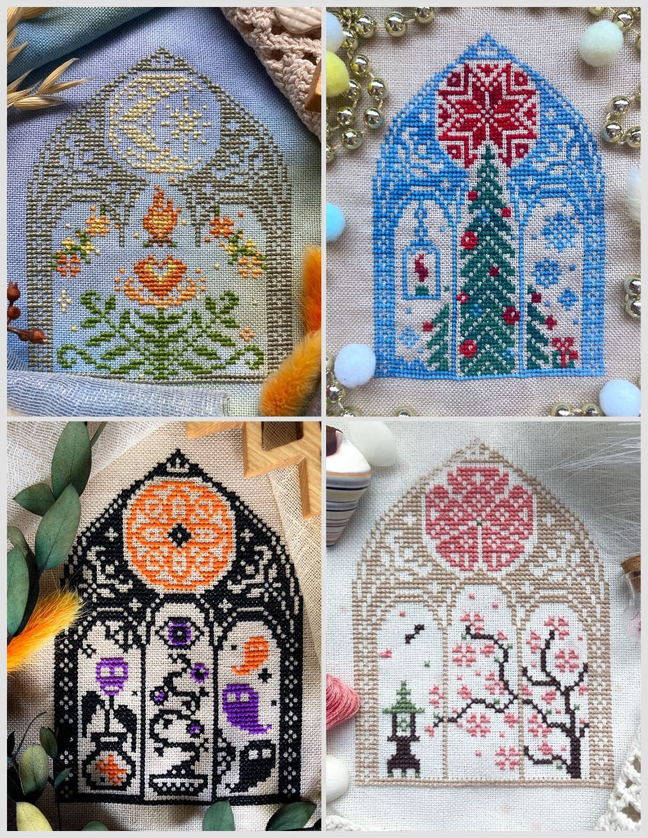 Grounded in Chaos | Shaded Stitchery – TopKnot Stitcher Shop