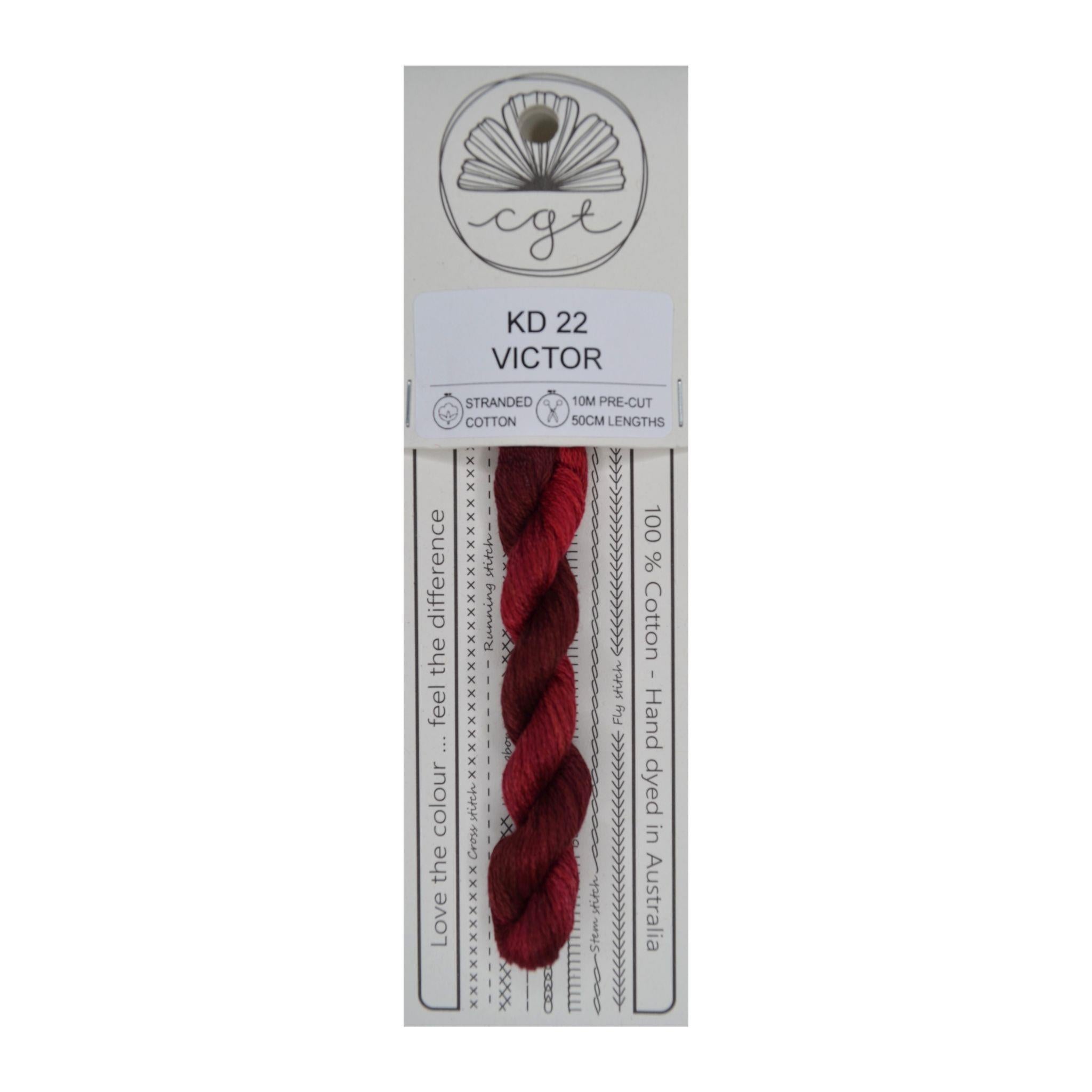 Victor | Cottage Garden Threads – TopKnot Stitcher Shop